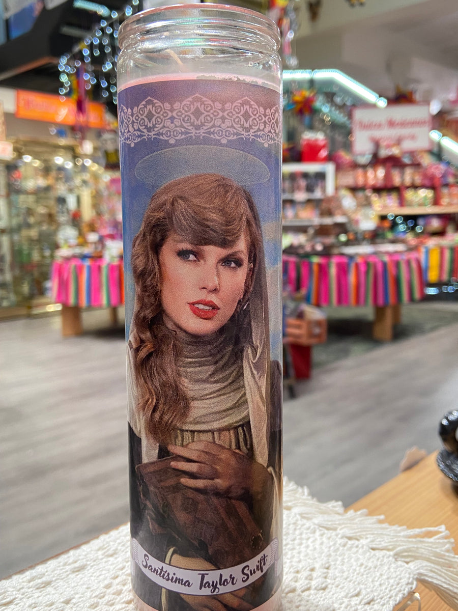 Taylor Swift Celebrity Prayer Candle – Colores Mexicanos: Chicago's ...