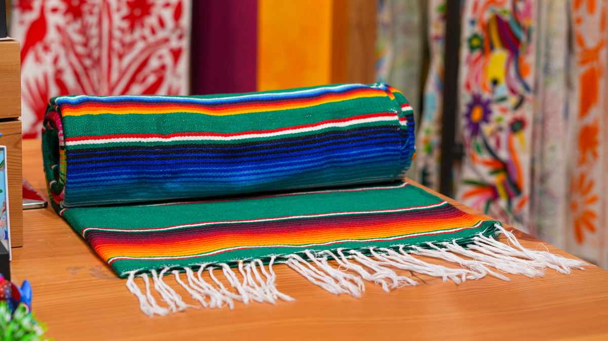 Mexican Sarape Table Runner Full Size – Colores Mexicanos: Chicago's ...