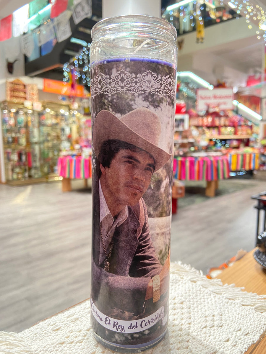 Chalino Celebrity Prayer Candle – Colores Mexicanos: Chicago's Mexican ...