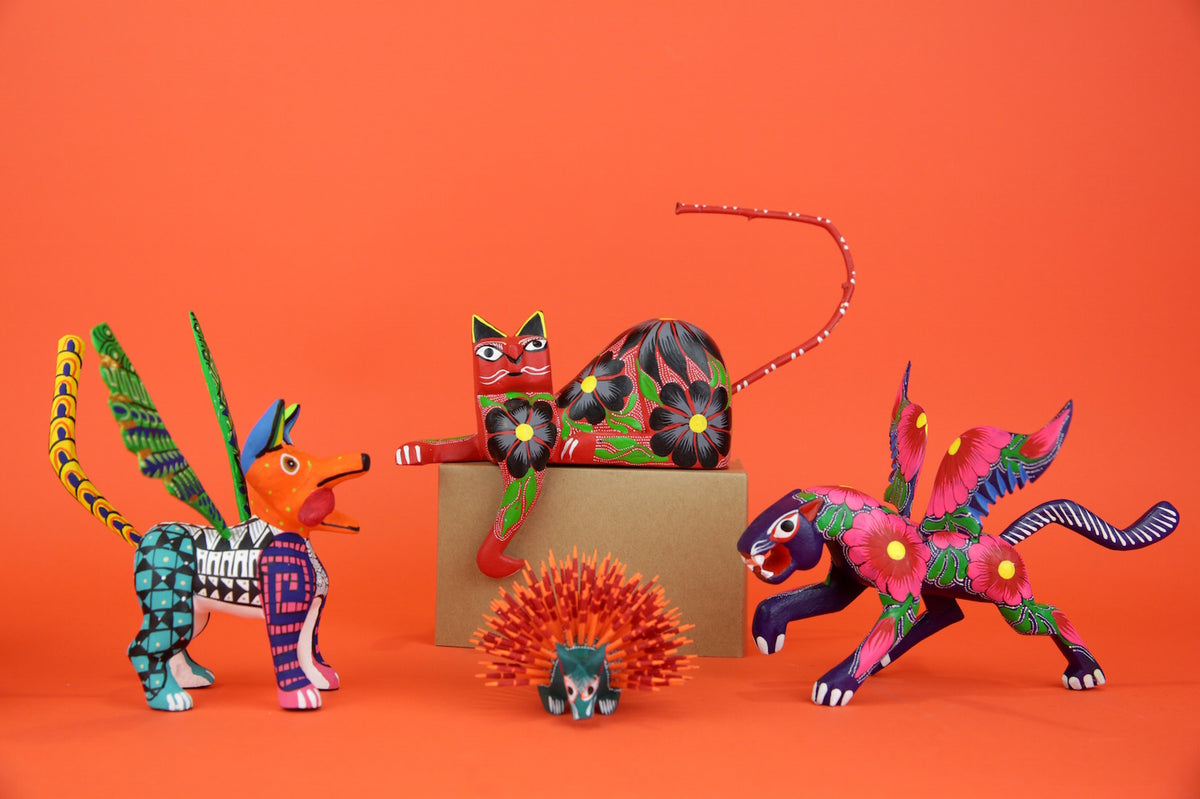 Oaxacan Alebrijes (4-6") – Mexican Spirit Animals – Colores Mexicanos ...